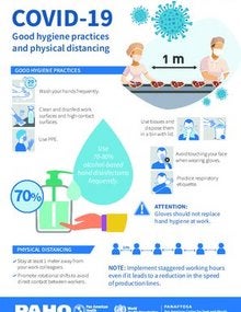 Infographics: Covid 19 - Good hygiene practices and physical distancing ...